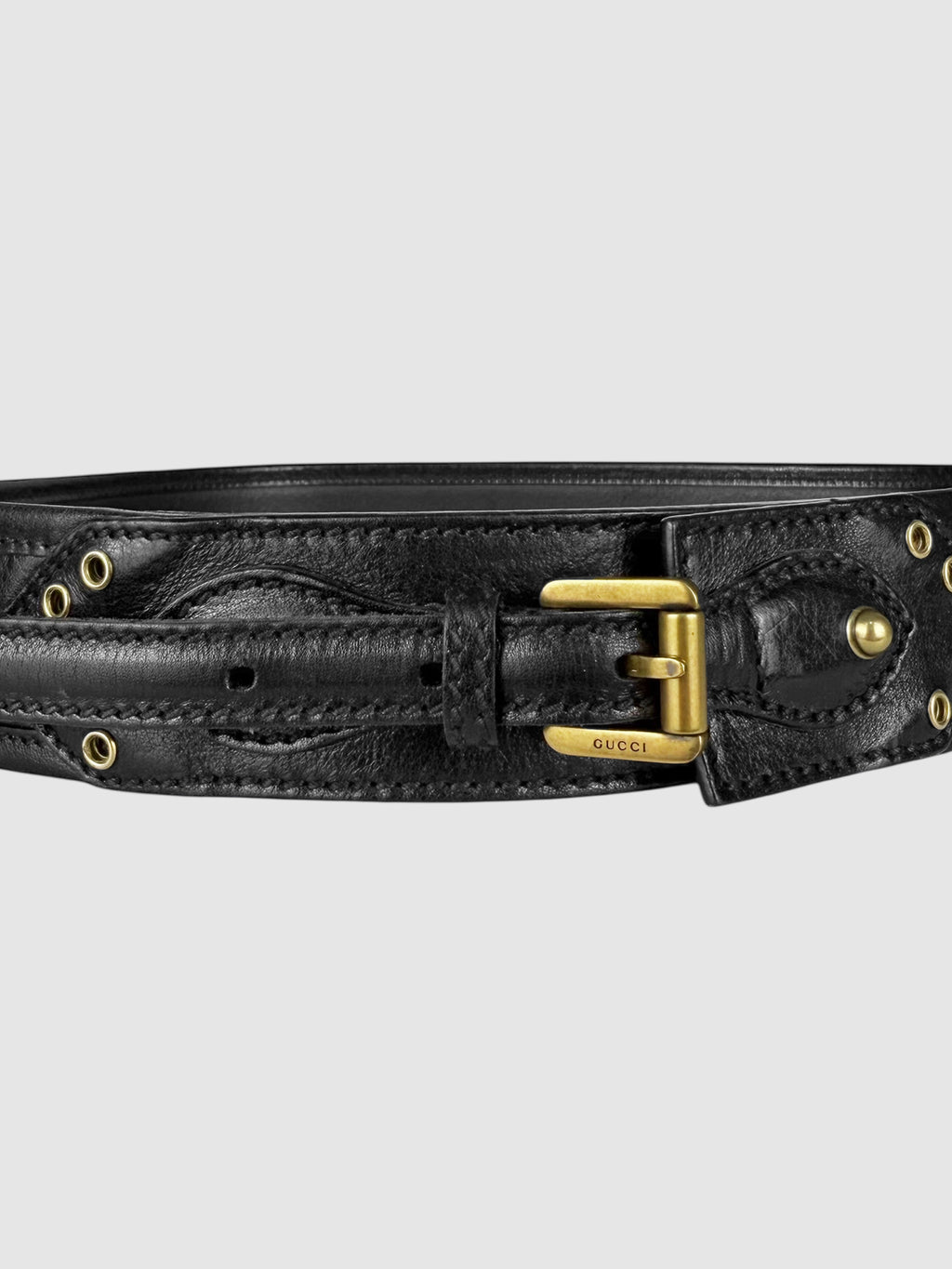GUCCI Grommet Detail Belt – Second Nature Boutique